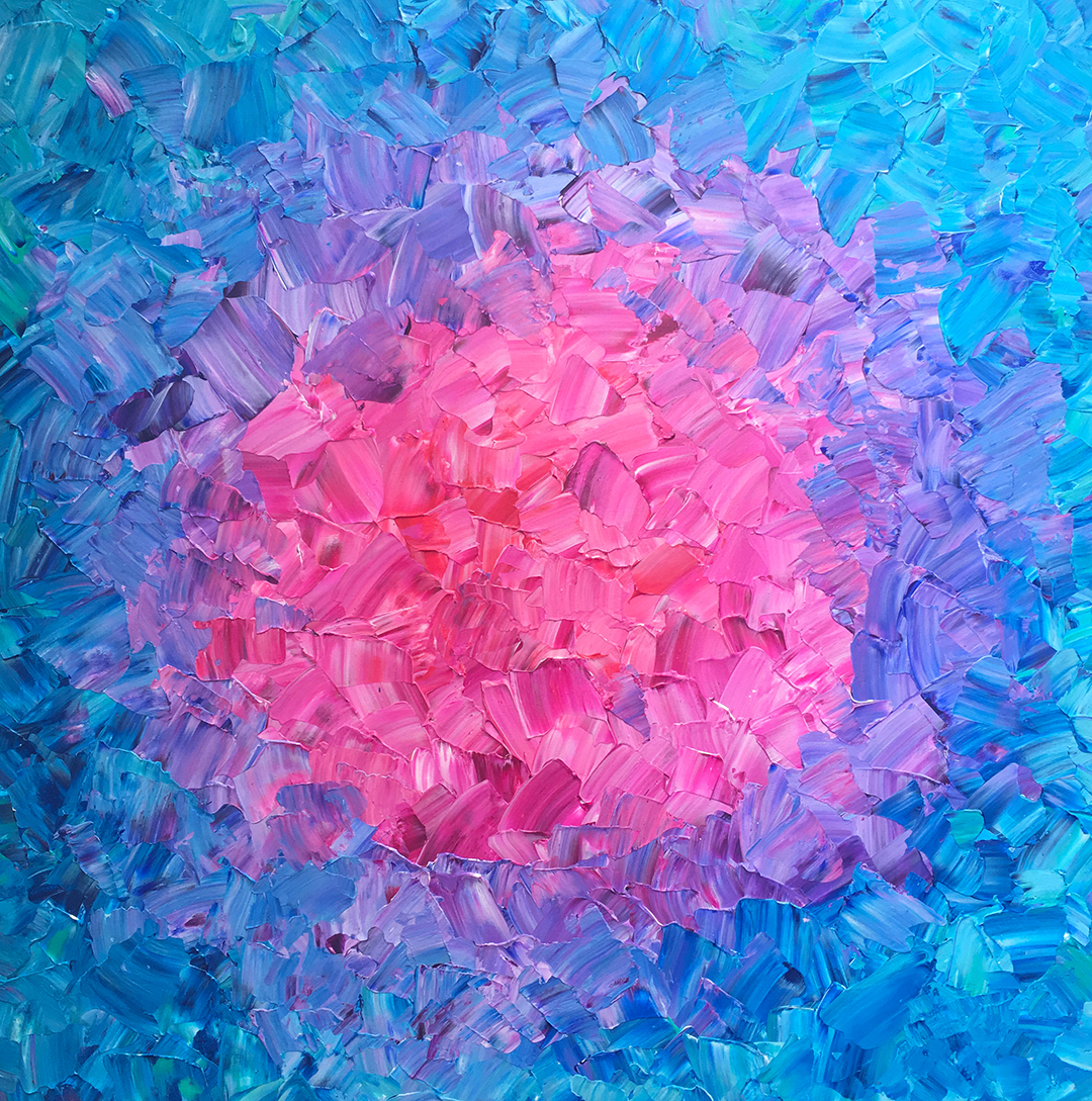 Sapphire Painting - Luna Anemone