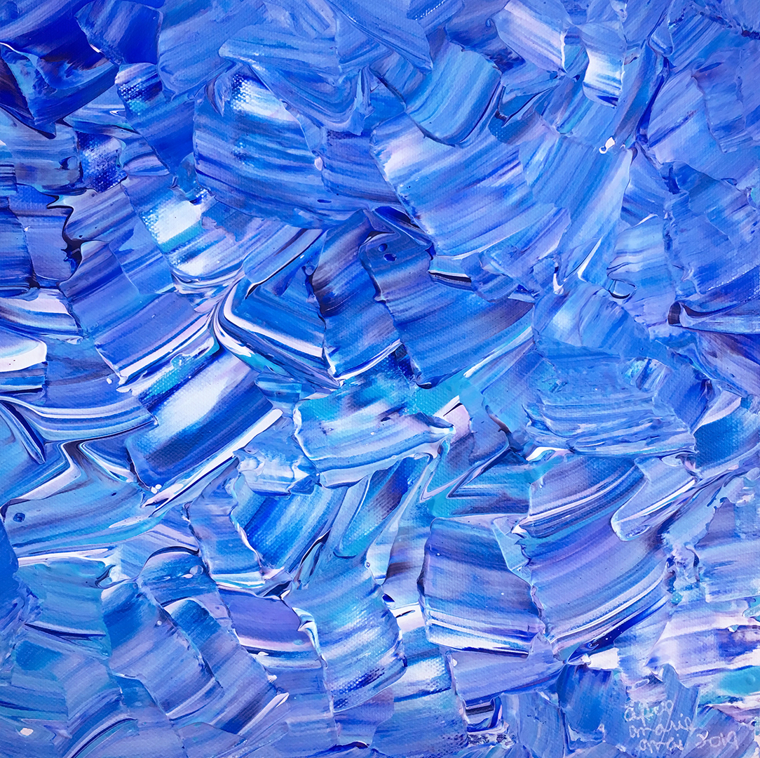 Wave Painting - Luna Anemone