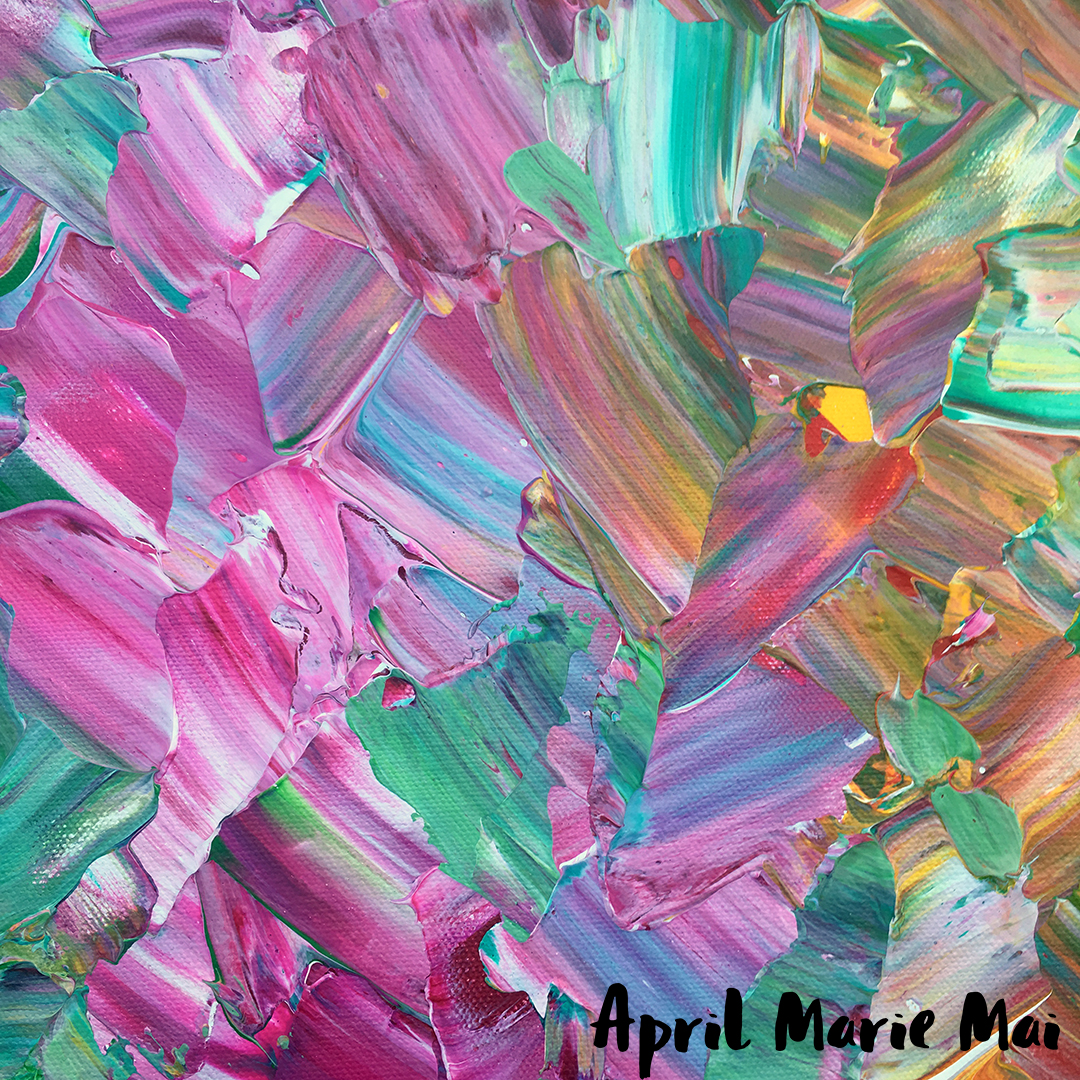 Watermelon Impasto Detail - Luna Anemone